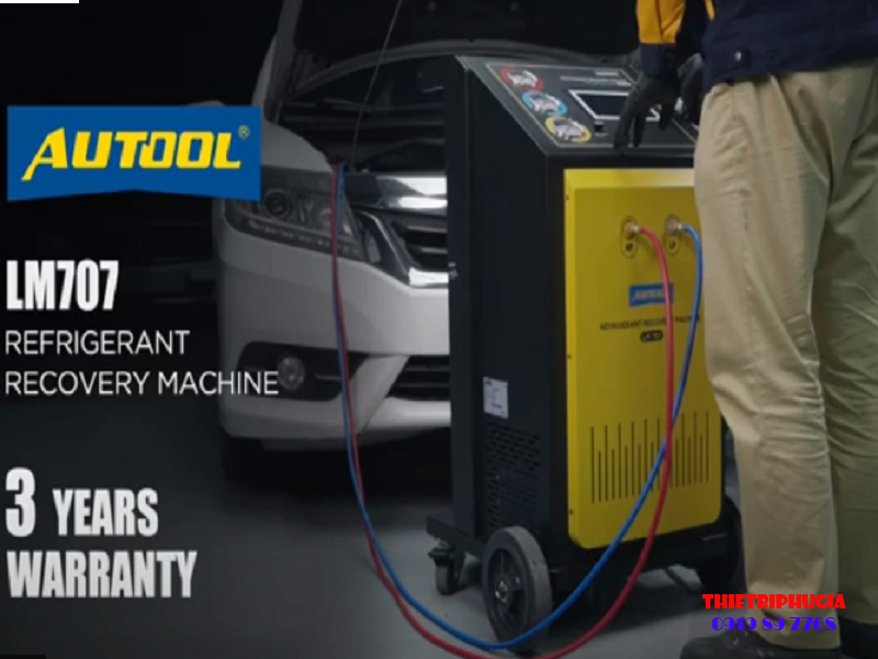 Máy Nạp Gas Điều Hòa Ô Tô Tự Động Autool LM707